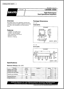 LA6458M, LA6458S (Sanyo).pdf