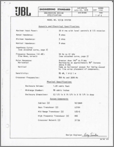JBL - 4313B - Engineering Design Specification.pdf