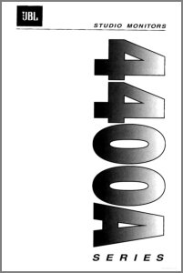 JBL - 4700 Series - Reference Chart - 4716A 4726A 4728AP 4730A 4731A ...