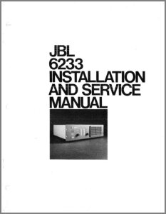 JBL - 6233 - Installation and Service Manual (1979).pdf